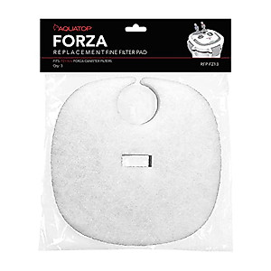 Aquatop Replacement White Filter Pads, 3 Pack – Fits Aquatop’s Forza FZ13 UV Canister Filters, Aquarium Filter Refills, Keeps Water Crystal Clear, Fish Filter Cartridge for Dirt & Debris