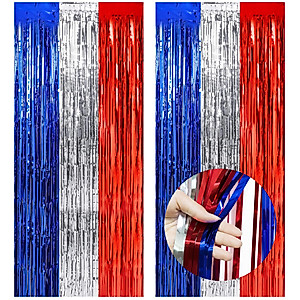 Black Gold Foil Fringe Curtains for Birthday Party 2 Pack 3.2ft x 8.2ft Tinsel Streamers Fringe Backdrop Curtains for Graduation Decorations Class of 2024 Baby Shower Birthday Decoration