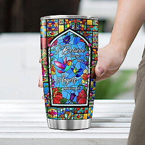 CUBICER Hummingbird Tumbler With Lid For Women Girl Teens Loves Hummingbirds Bird Lovers Decor Home Coffee Travel Stainless Mugs 20 Oz Glasses Drinking Kitchen Accessories Gifts