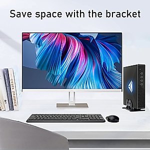 PARTAKER Mini Gaming PC,Desktop Computer,Powerful Mini PC with Core i9 10900F Octa Core Processor, 64GB DDR4 1TB SSD, GTX1050Ti, 4K, Dual Monitor Capable, Win10 Pro