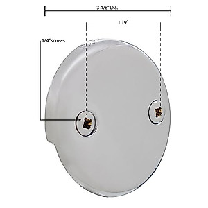 Westbrass D94-2-12A 1-1/2" Coarse Thread Twist & Close Bathtub Drain Trim with Two-Hole Overflow Faceplate, Antique Bronze