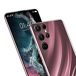 Unlocked Cell Phones, Unlocked Smartphone 1+8G Mobile Cell Phone 6.52 Inch HD Camera Touch Screen Dual SIM Cellphone Unlocked Smart Phone for Father Childrens Gift (Pink)