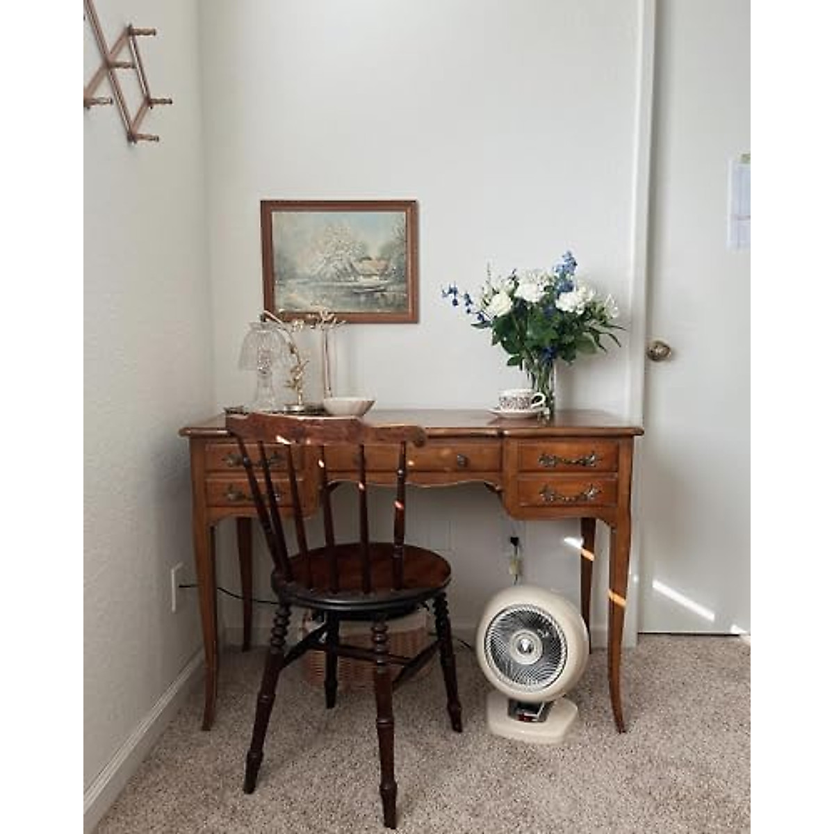 Vornado VHEAT Vintage Metal Heater, Vintage White, Whole Room