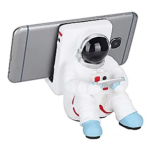 Pssopp Phone Stand, Cute Mobile Phone Stand Creative Cell Phone Stand Astronaut Mobile Phone Holder Resin Tablets Phone Holder Desk Smartphone Dock