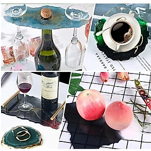 Tray/Wine/Coaster Gold Flakes Set Mold