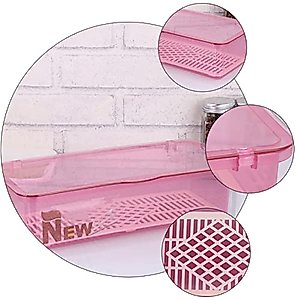 OUNONA Boxes to Home Tool with Containers Drainer Covered Utensil and Holders Trays Storage Keeps Container Dinnerware Color Plastic Organized Drain Chopsticks Flatware Tray Holder