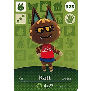 Katt - Nintendo Animal Crossing Happy Home Designer Series 4 Amiibo Card - 323