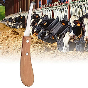Super Sharp Hoof Knife,Horse Hoof Knife,Hoof Trim Tool Blade Farrier Hoof Knife, Horse Shoe Knife(Left)(Straight Right Hand)