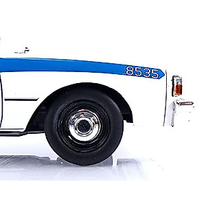 1989 Chevy Caprice White with Blue Stripes City of Chicago Police Department Artisan Collection 1/18 Diecast Model Car by Greenlight 19128