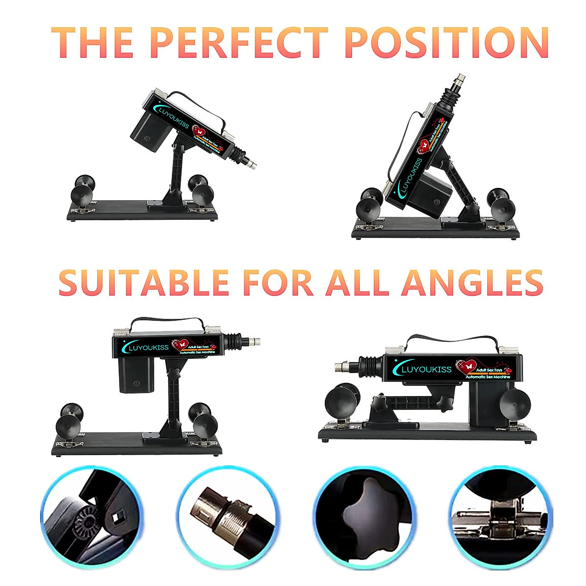 Automatic Sex Machine Adult Toys Thrusting Dildo Machine with Dildos Anal Toys Sex Machines for Men Masturbator Cup and Women Sex Toys Couples Sex Machine Attachments