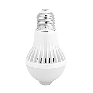 Keenso 7W E27 Motion Sensor Light Bulb, Smart Infrared Sensor PIR LED Bulbs, Auto On/Off Night Light for Outdoor Indoor Stairs Garage Corridor
