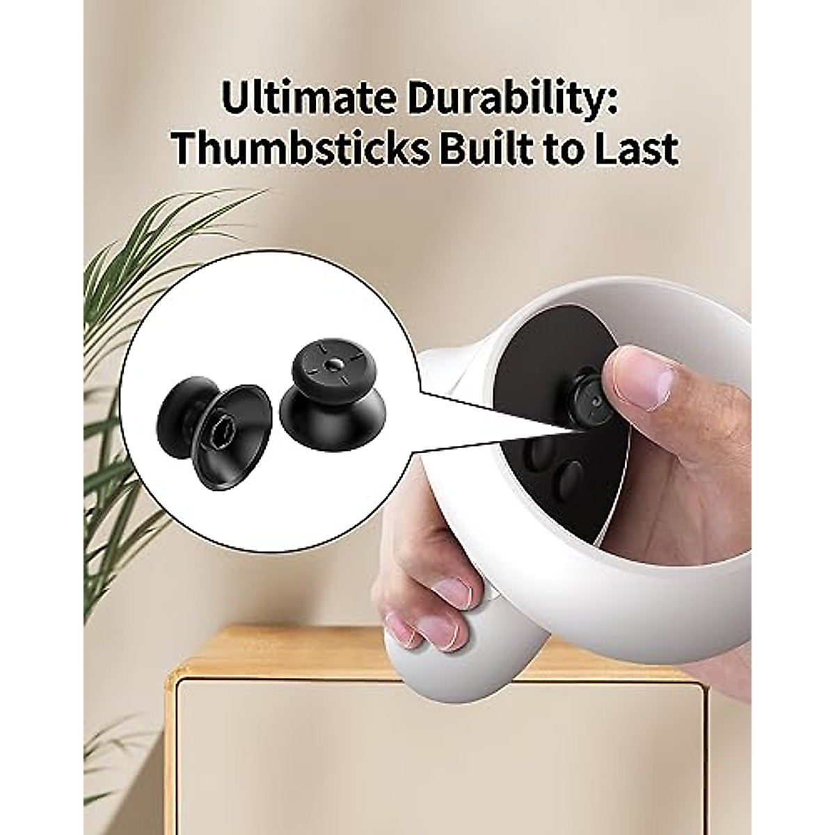 Thumbstick Replacement for Meta Quest 3 Controllers (2-Pack) - DUXICEPIN Premium Accessories for Meta Quest 3 Controller