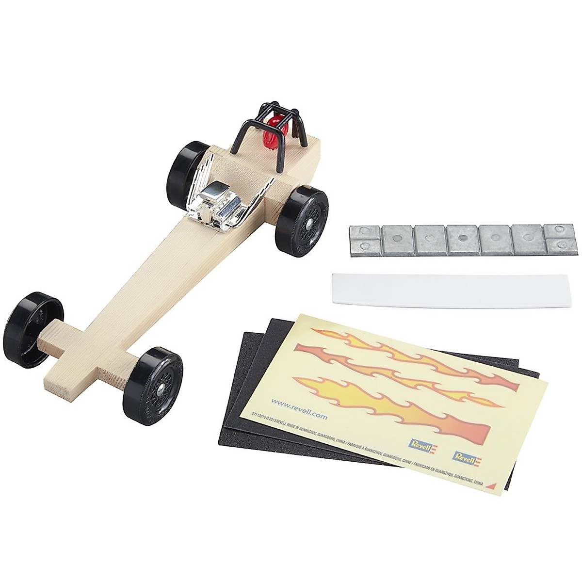 Revell Pinewood Derby Dragster Racer Kit