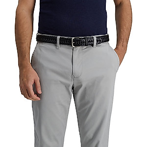 Tommy Hilfiger Men's Braided Belt, Black, 38