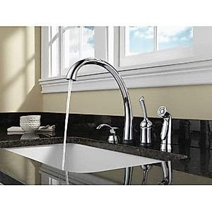 Delta Faucet Pilar Kitchen Soap Dispenser for Kitchen Sinks, Polished Nickel RP50781PN