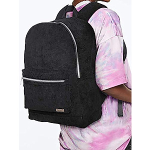 PINK CORDUROY BACKPACK