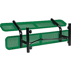 Global Industrial 72" Picnic Bench with Backrest, Green
