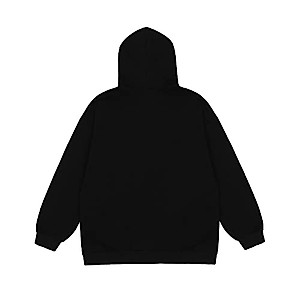 Liposhion Men Women Zip Up Hoodies Goth Skeleton Hand Graphics Y2K Harajuku Novelty Sweatshirt (B1,M)