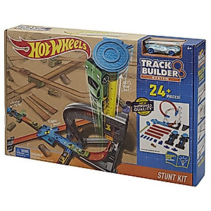 Hot Wheels DLF28 Track Builder System Stunt Kit Playset [Amazon Exclusive]