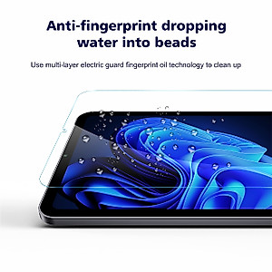 doeboe Screen Protector for iPad Mini 6 (8.3 inch, 2021), 2 Packs Tempered Glass 9H Hardness Protector for New iPad Mini 6th Generation, with Auto Exhaust Function, Bubble Free, Anti Scratch