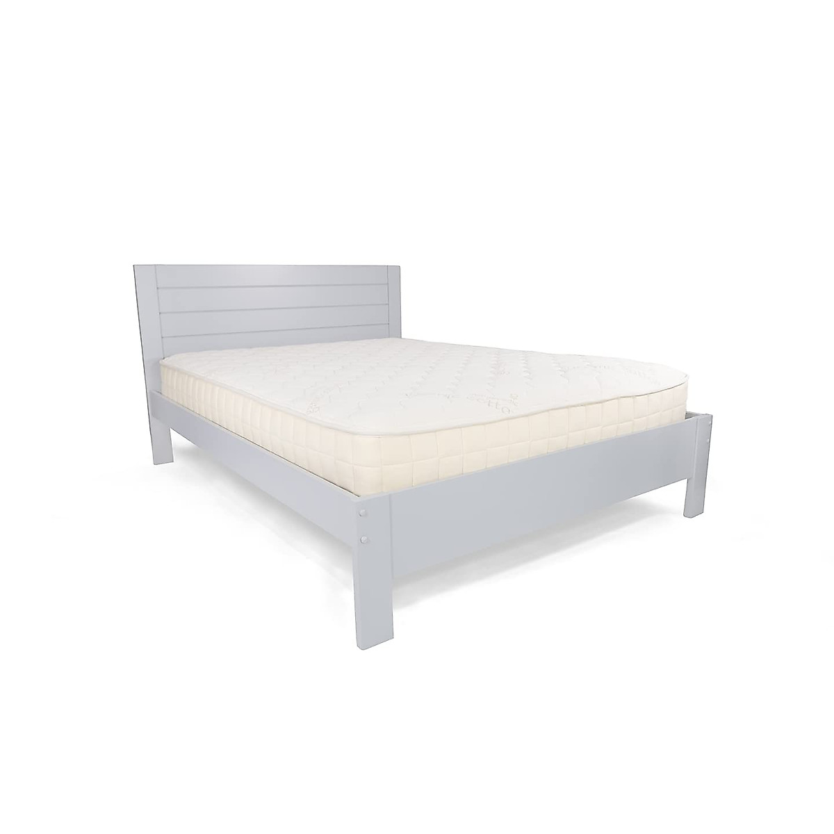 Naturepedic Verse Organic Kids Mattress - Queen Firm Mattress with Encased Coil Layers - Quilted and Waterproof Sides - Universal Comfort Mattress for Trundle Bed and Bunk Bed