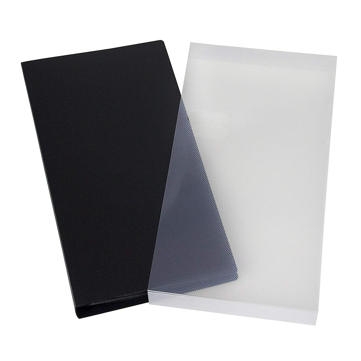 Photo Album 4x6 Holds 300 Photos - Art Portfolio with Protective Poly Case - Space Saver