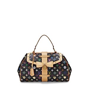 Louis Vuitton, Pre-Loved Takashi Murakami x Louis Vuitton Black Monogram Multicolore Eye Love Sac Retro GM, Black