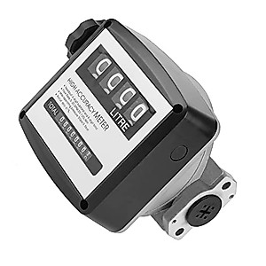 1% High Accuracy 1 Inch 4 Digital Gas Meter Counter Gauge Water Meter Flowmeter