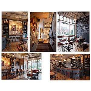 PLASTDECOR Drop in Ceiling Tiles Faux Tin Painted White Gold Coffee Decor Wall Panels PL18 10pcs/lot