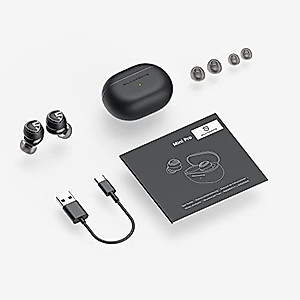 SoundPEATS Mini Pro Hybrid Active Noise Cancelling Wireless Earbuds, Bluetooth 5.2 Headphones with ANC, QCC3040, aptX Adaptive, Transparency Mode, CVC 8.0, Game Mode, TrueWireless Mirroring, 21 Hours