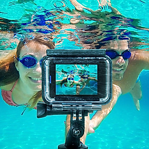 ORGOO OC1/BLK Swift 4K Action Camera Electronic Image Stabilization, Sony Image Sensor, 2” IPS Touchscreen, Accessories (Ip68 Certified Waterproof Case, Wearable Remote, Mini Tripod, and More)
