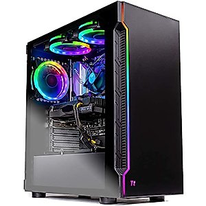 Skytech Gaming Shadow 3.0 Gaming PC Desktop – Intel Core i5 10400F 2.9 GHz, GTX 1660 Super, 500GB SSD, 16G DDR4 3200, 600W Gold PSU, AC Wi-Fi, Windows 10 Home 64-bit