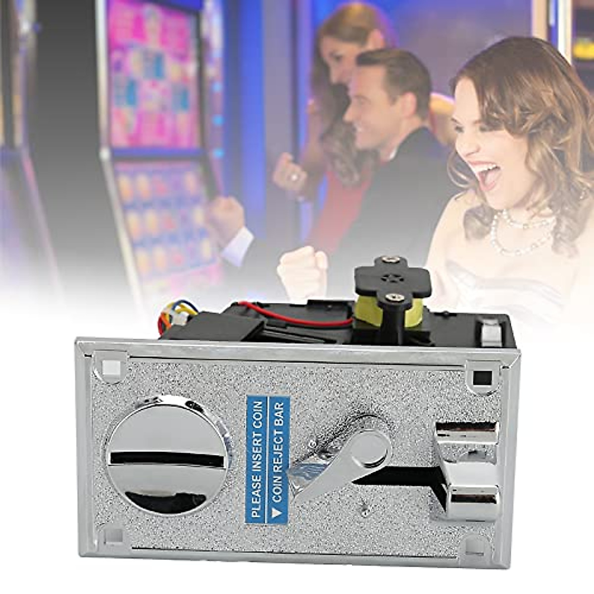 Coins Selector Acceptor for Arcade Video Games, Coin Validator Vending Machine Part and Coin-Operated Collector Panel Support Multi Signal Output