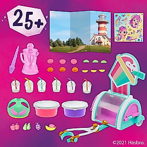 My Little Pony: A New Generation Movie Story Scenes Mix and Make Sunny Starscout - Toy with Compound, 25 Accessories, 3-Inch Pony (Accessory Colors May Vary)