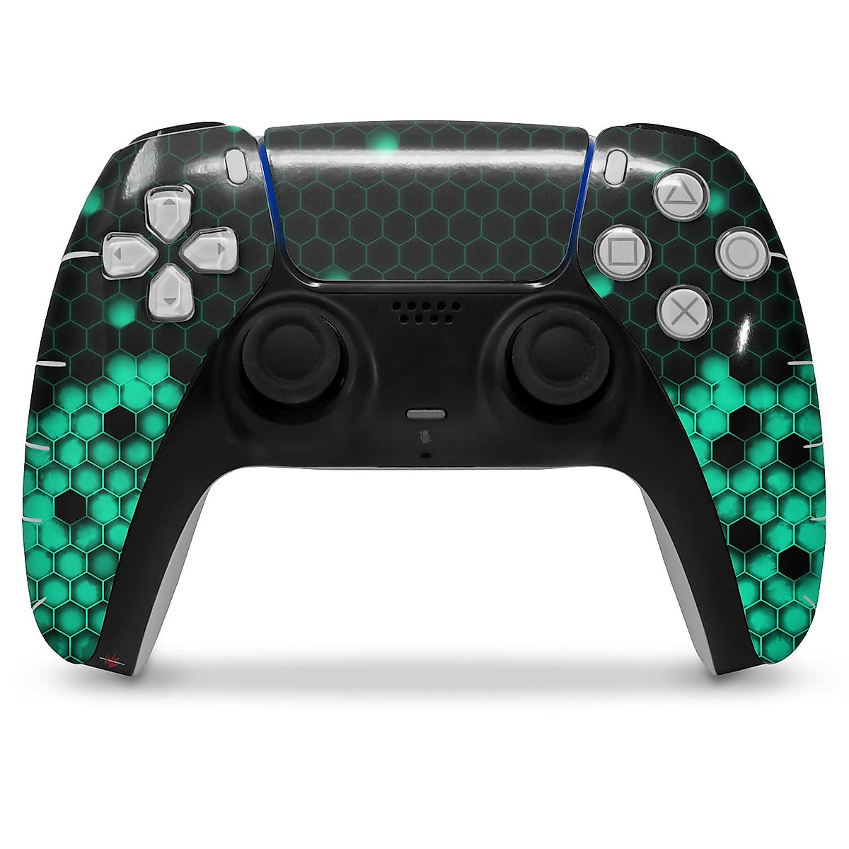 WraptorSkinz Skin Wrap compatible with Sony PS5 DualSense Controller HEX Seafoan Green (CONTROLLER NOT INCLUDED)