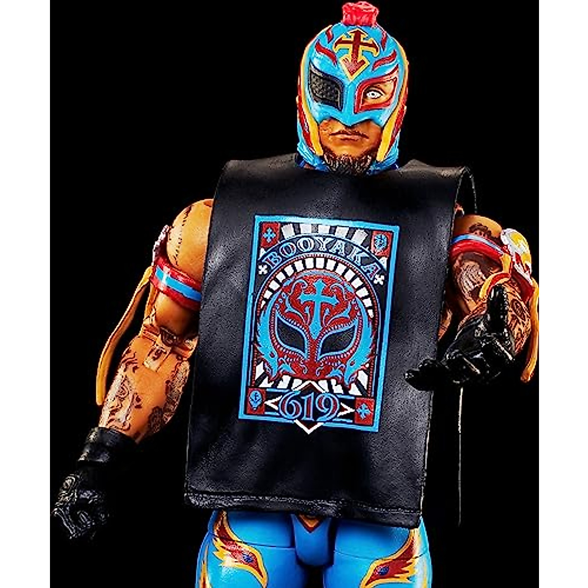 Mattel WWE Rey Mysterio Top Picks Elite Collection Action Figure, Articulation & Life-Like Detail, Interchangeable Accessories, 6-inch