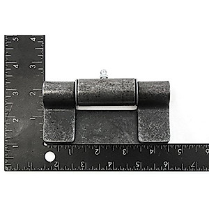 Red Hound Auto 4 Weld on Hinges Butterfly Trailer Compatible with Ramp Steel Heavy Duty Grease Fitting New