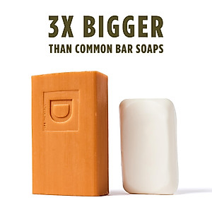 Duke Cannon Supply Co. Big Brick of Soap Bar for Men Bay Rum (Citrus Musk, Cedarwood, Island Spice Scent) Multi-Pack - Superior Grade, Extra Large, All Skin Types, Paraben-free, 10 oz (3 Pack)