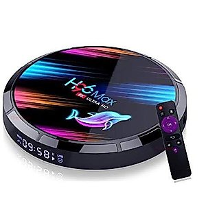 Android 9.0 TV Box 4GB 64GB H96 Max X3 Android TV Box Amlogic S905X3 64-bit Quad core A55 CPU G31 GPU Support 2.4G/5G Dual Wifi/1000M LAN/BT 4.0/USD3.0/H265/HD2.1/3D 4K/8K Smart TV Box