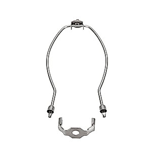 Aspen Creative 20006-2 10" Lamp Harp with Saddle, Satin Nickel