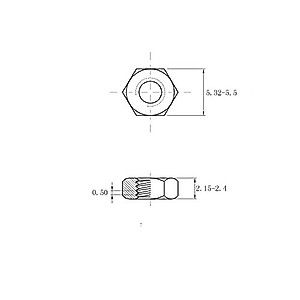 50pcs M3 x 20mm Hex Socket Screw Bolt Knurling DIN912 Stainless Steel Nut