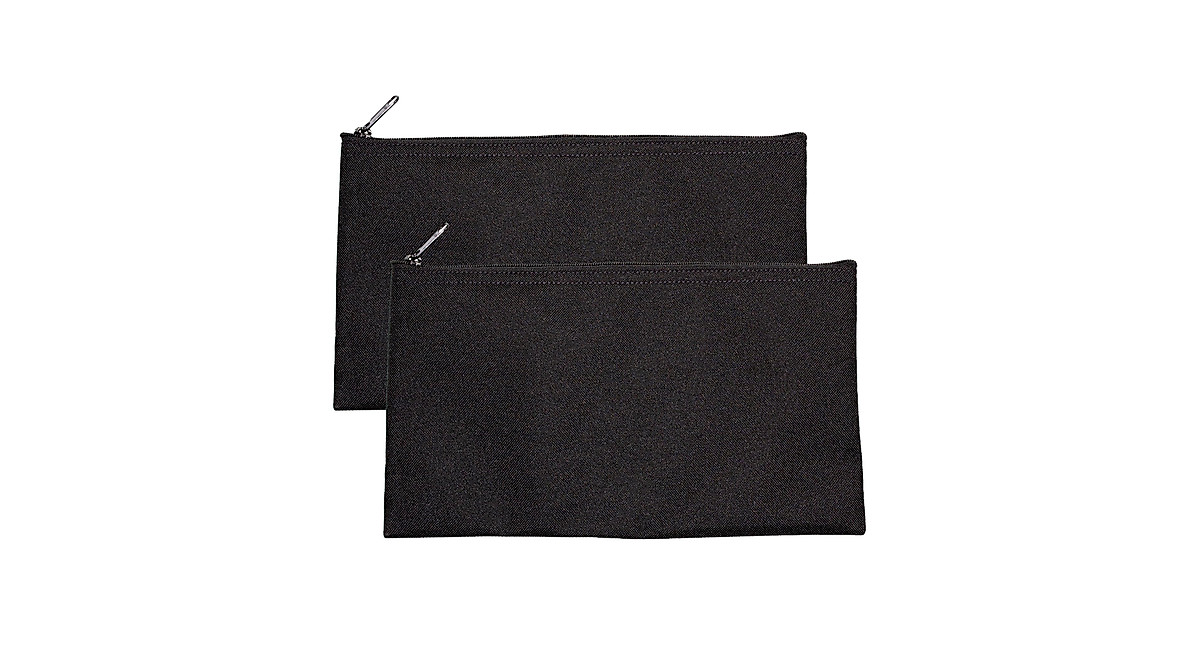 Cardinal Bag Supplies Multipack of 2 Compact Zipper Pouches - Durable ...