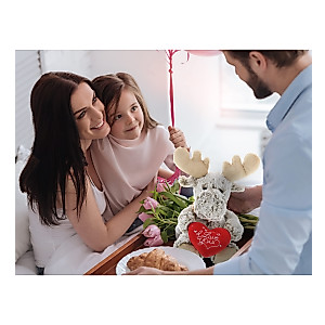 DolliBu I Love You Valentine Plush Sitting Moose - Cute Stuffed Animal with Red Heart and Name Personalization Gift for Valentine's Day, Birthday, Anniversary, Romantic Date - 11 Inches