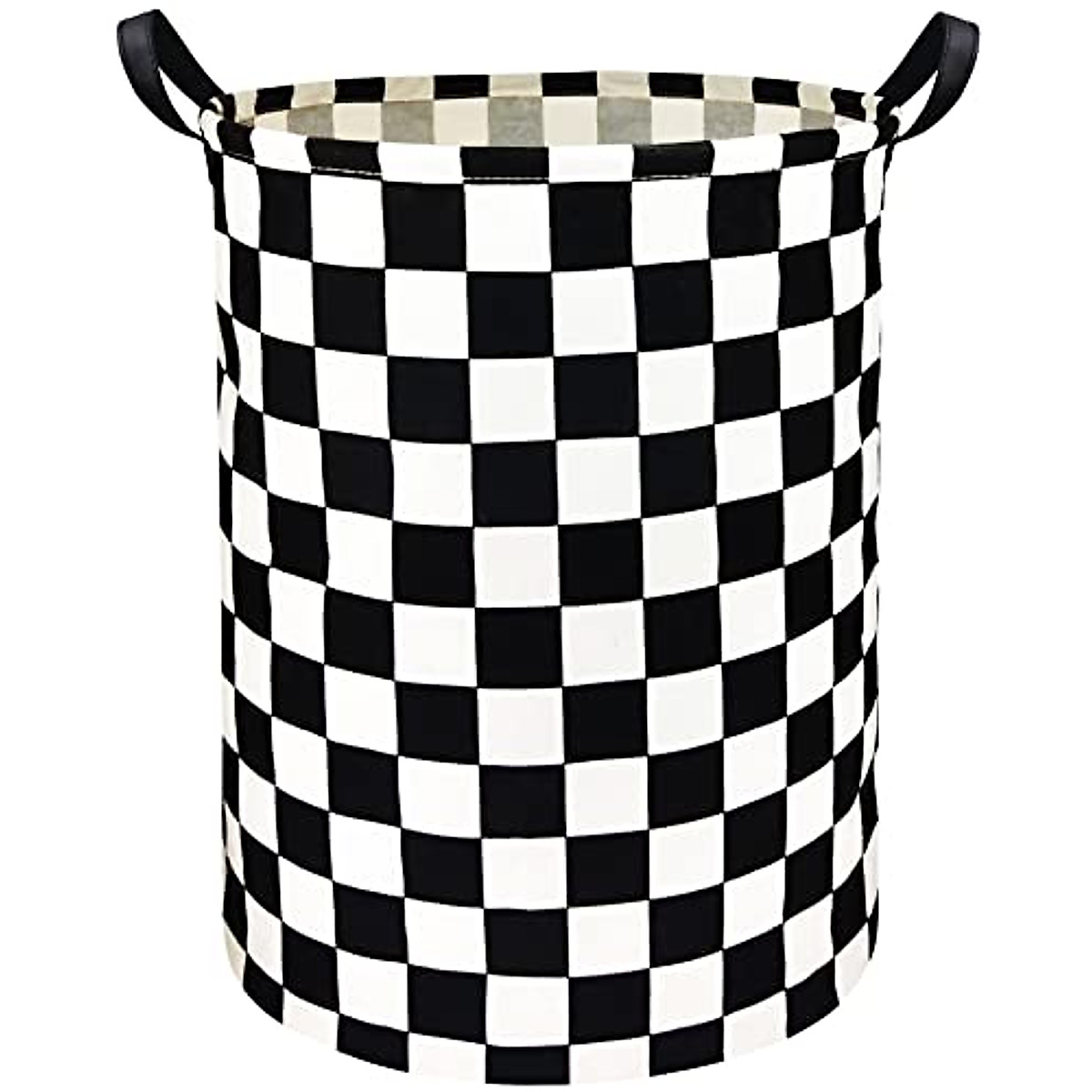 HIYAGON Boys Laundry Basket hamper Kids Storage Basket Car Toy Organizer Bins for Room Decor,Gift Basket for Bedroom(Racing Flag)