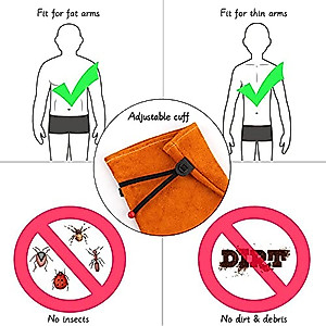 Gardening Gloves for Men & Women, Rose Pruning Gloves, Adjustable Cuff - Gardening Gloves, Garden Gifts & Tools for Gardener (XL)