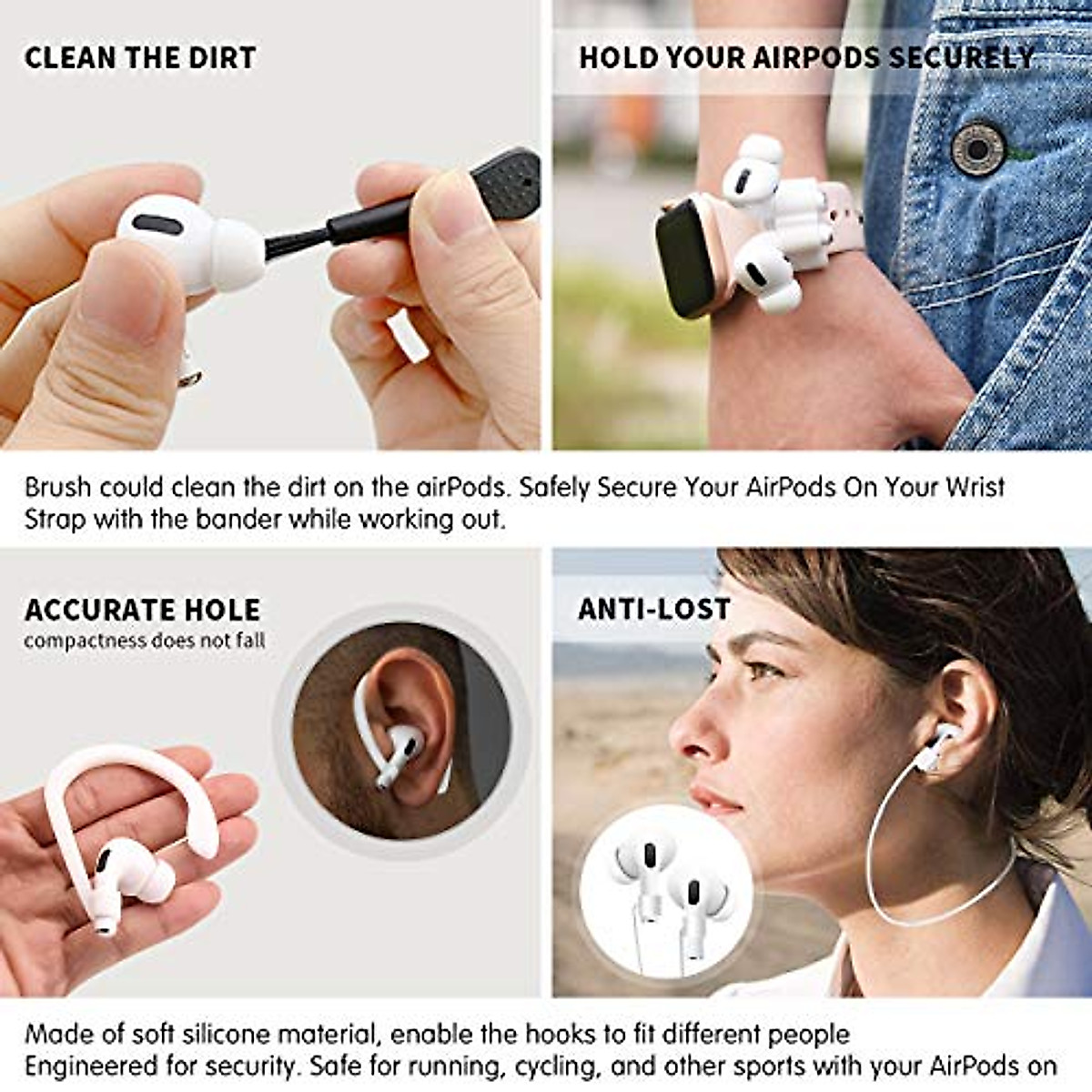 WQNIDE Cover for Airpods Pro Case, 6 in 1 Accessories Set Protective Airpods Pro Cover, Unique Fashion Funny Cute 3D Cartoon Game Controller AirPod Pro Silicone Case Cover Design for Boys Girls Men