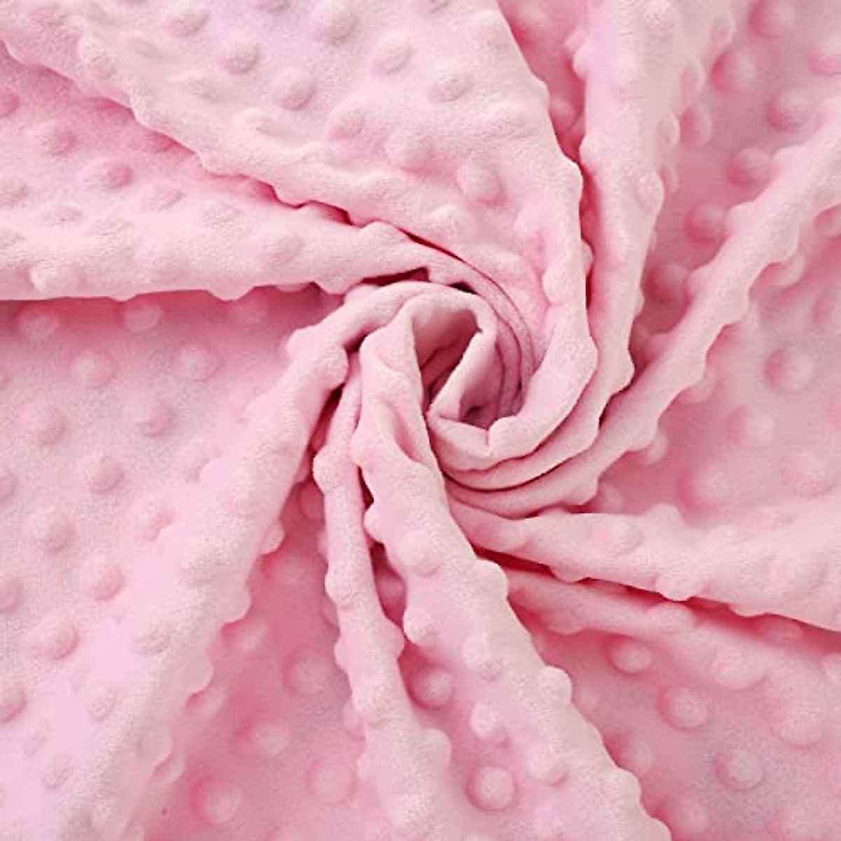 POSENPRO Baby Blanket for Boys Girls, Soft Plush Minky Baby Blanket with Dotted Backing, Lovely Flower Double Layer Toddler Receiving Blanket Throw for Stroller & Crib, 30 x 40 Inches