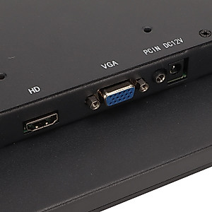 10.1 Inch Touchscreen Monitor, 1280x800 IP65 Waterproof IPS Touch Screen Monitor, HDMI VGA USB Capacitive Touch Monitor, PAL NTSC Automatic Recognition Full View