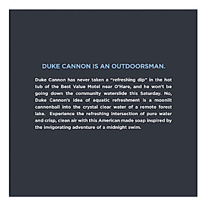 Duke Cannon Big Brick of Soap Midnight Swim - Refreshing Aquatic Scent with Green Top Notes, 10 oz. Men's Soap Bar (Pack of 3)