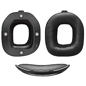 MQDITH Soft Protein Leather Replacement Ear Pads Headband Compatible with Astro A40 TR Headset